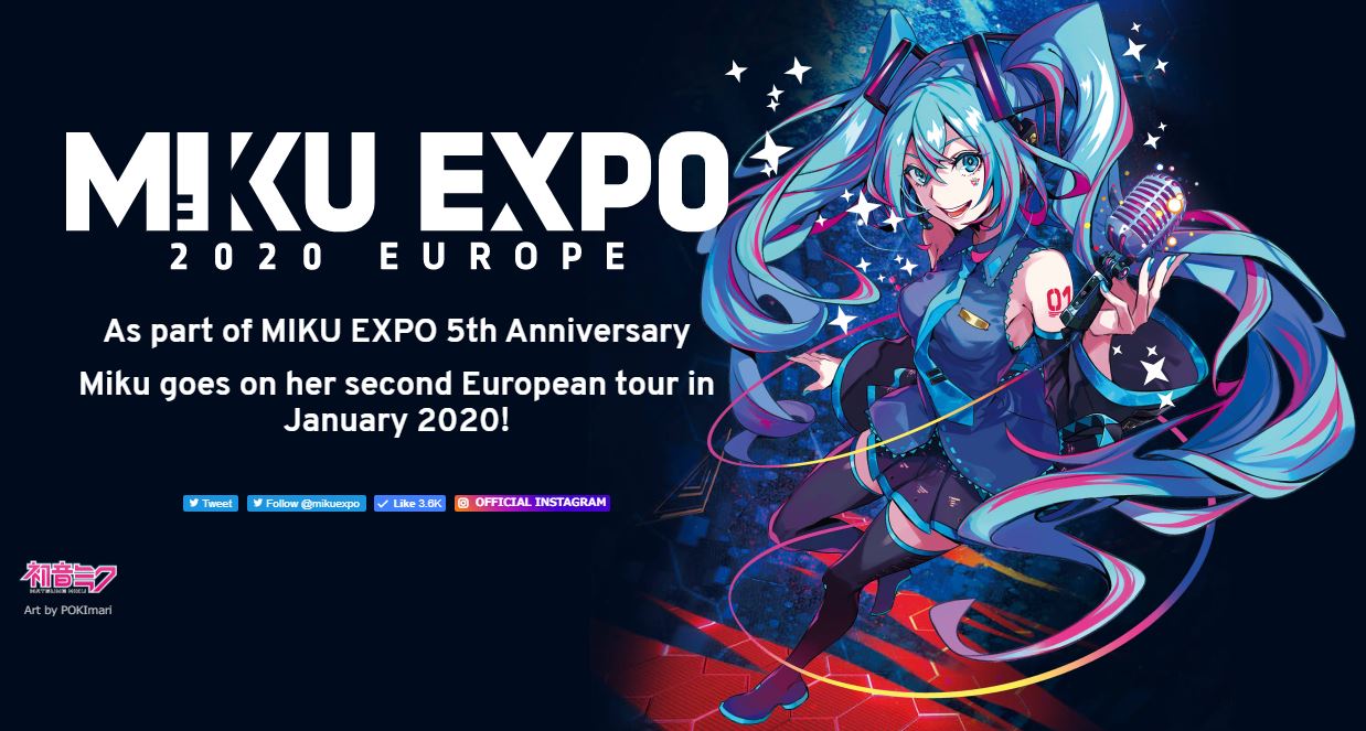 Miku Expo 2020 Main Visual Dates Locations Revealed Vocasphere